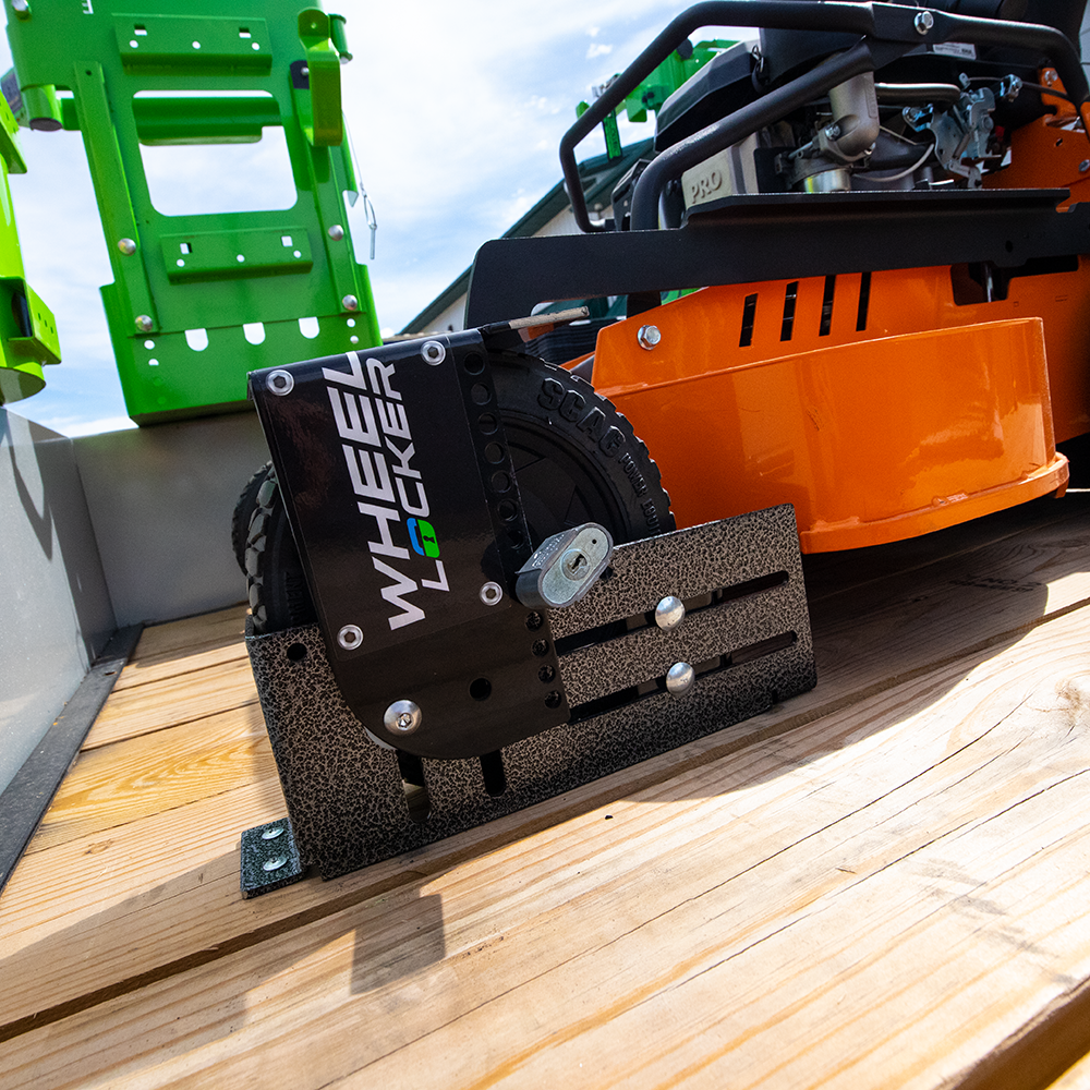 Wheel Locker | Push Mower Wheel Lock and Anti-Theft Device